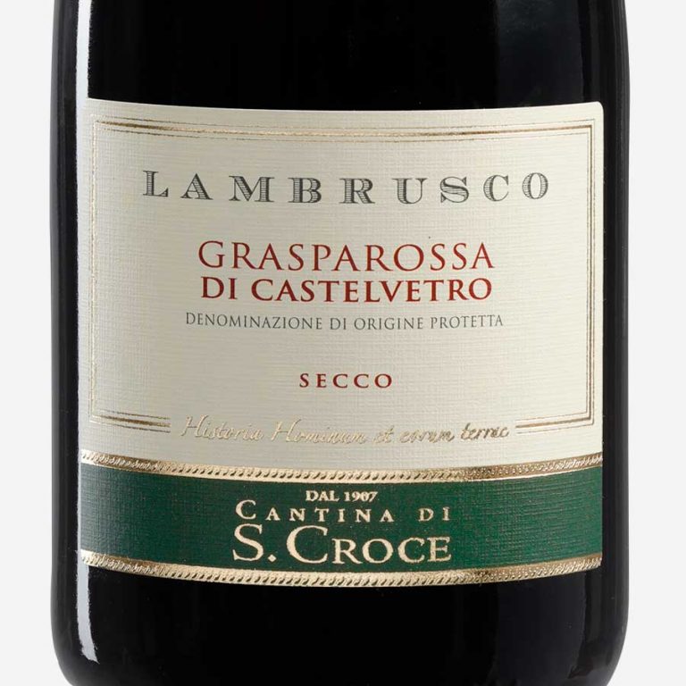 Lambrusco Grasparossa di Castelvetro DOP - Cantina Santa Croce